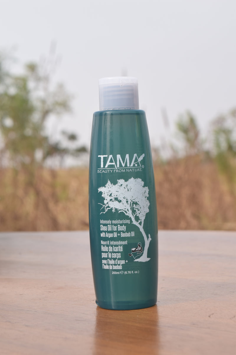 Shea Oil for Body with Argan Oil and Baobab Oil – TAMA Cosmetics